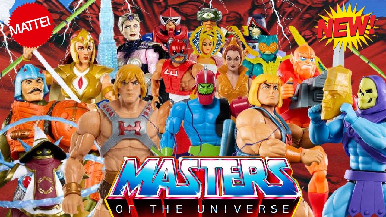 New Masters of the Universe MASTERVERSE & ORIGINS Reveals!!! - YouTube