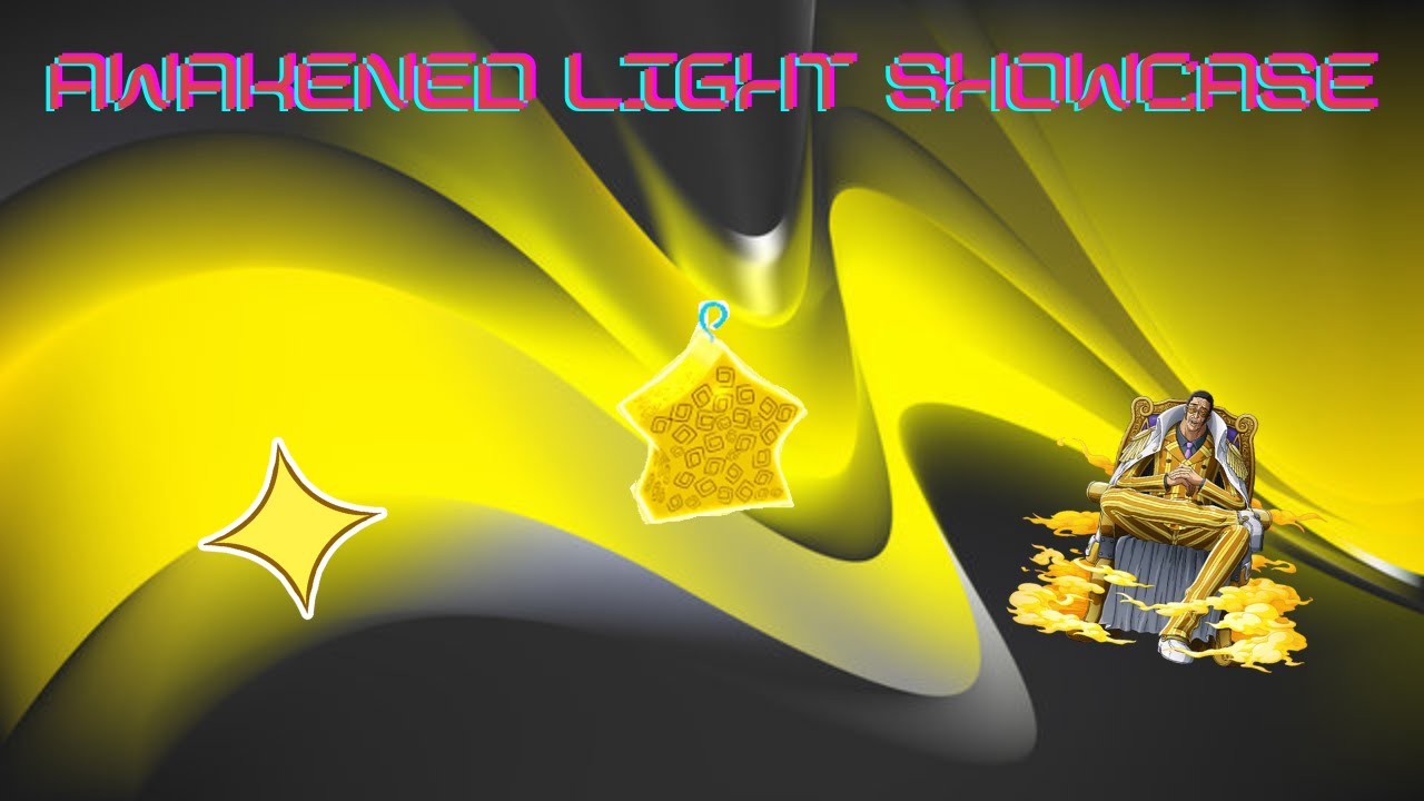 ⚡️AWAKENED LIGHT FRUIT SHOWCASE⚡️(Roblox Blox Fruits) - YouTube