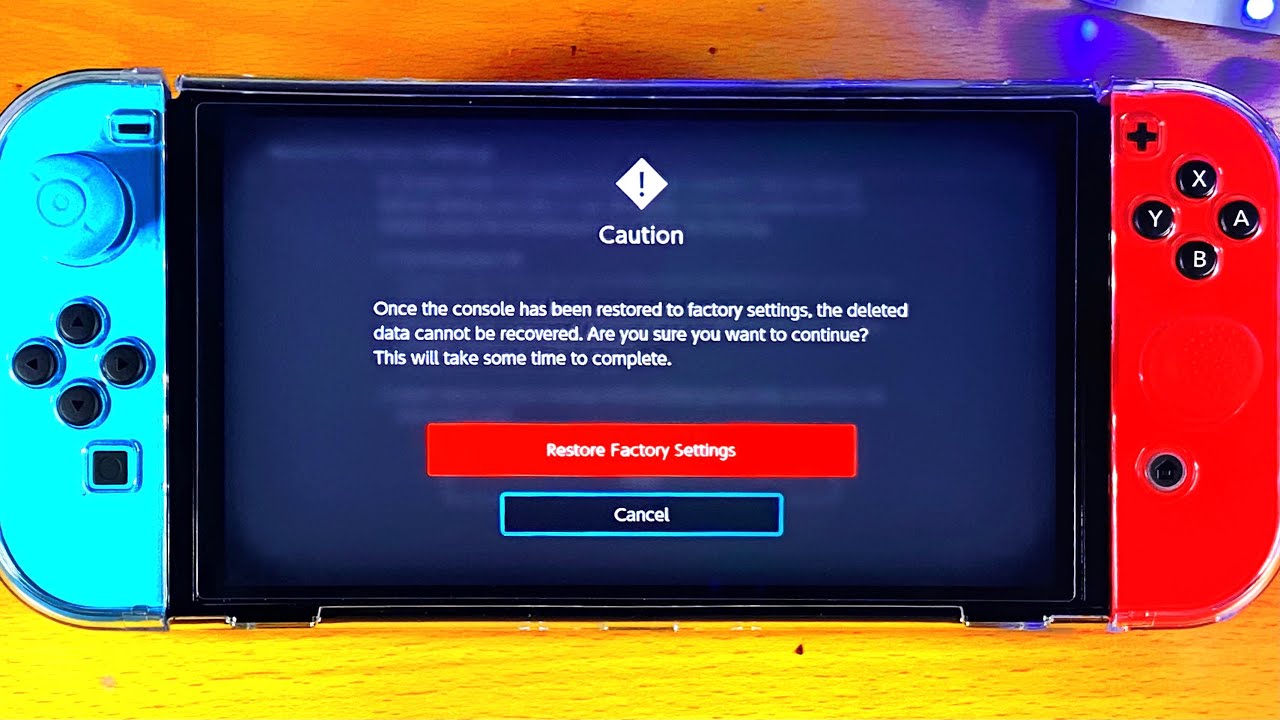 How To Factory Reset Nintendo Switch OLED | Full Tutorial - YouTube