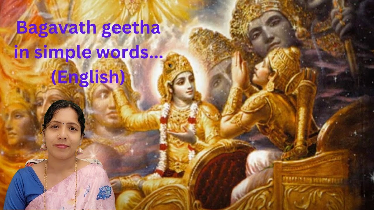 Bagavath Geetha in simple words chapter -1(English) - YouTube