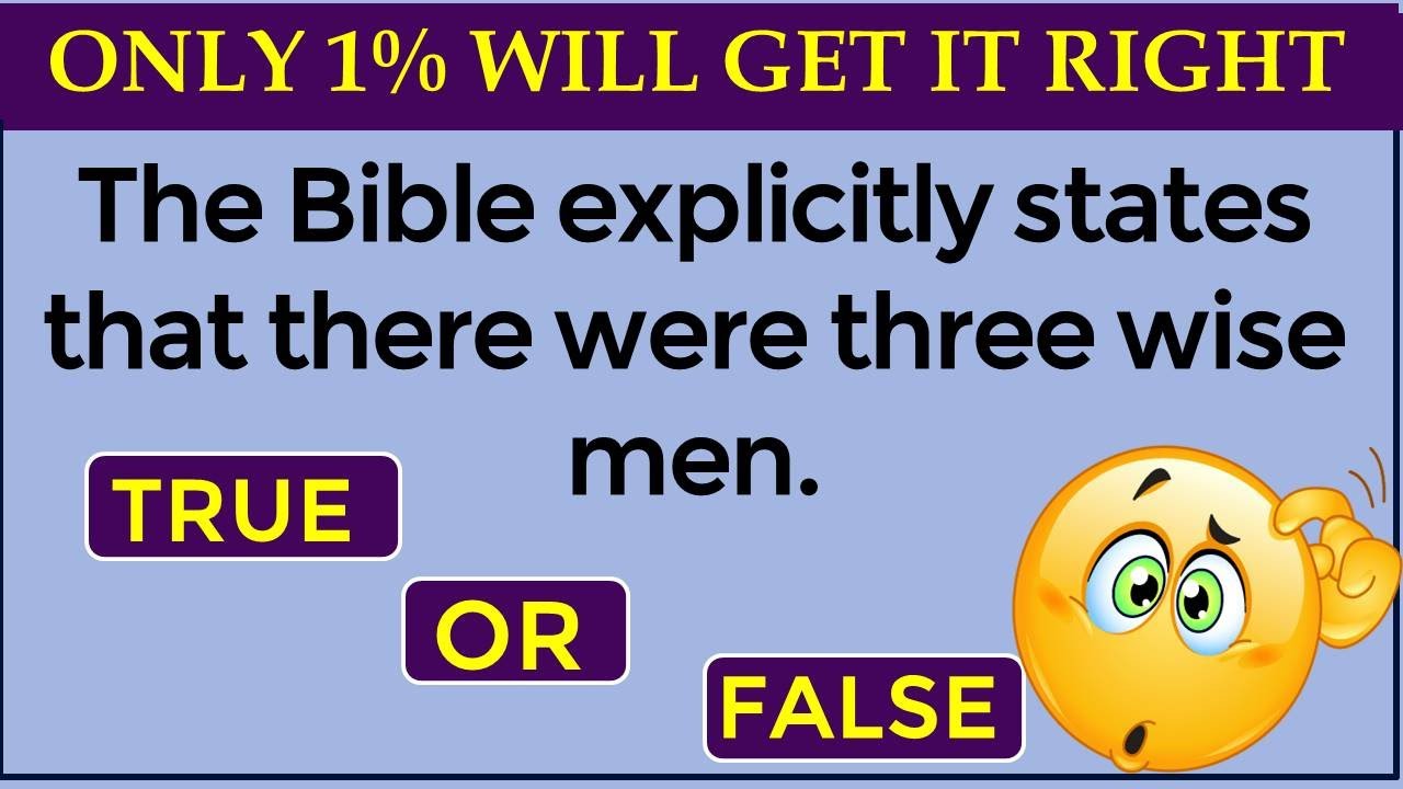 BIBLE QUIZ: CHALLENGE YOURSELF WITH THESE 20 TRICKY AND INTERESTING ...