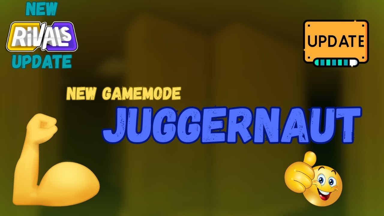 Playing the JUGGERNAUT GAMEMODE (Roblox Rivals Update) - YouTube