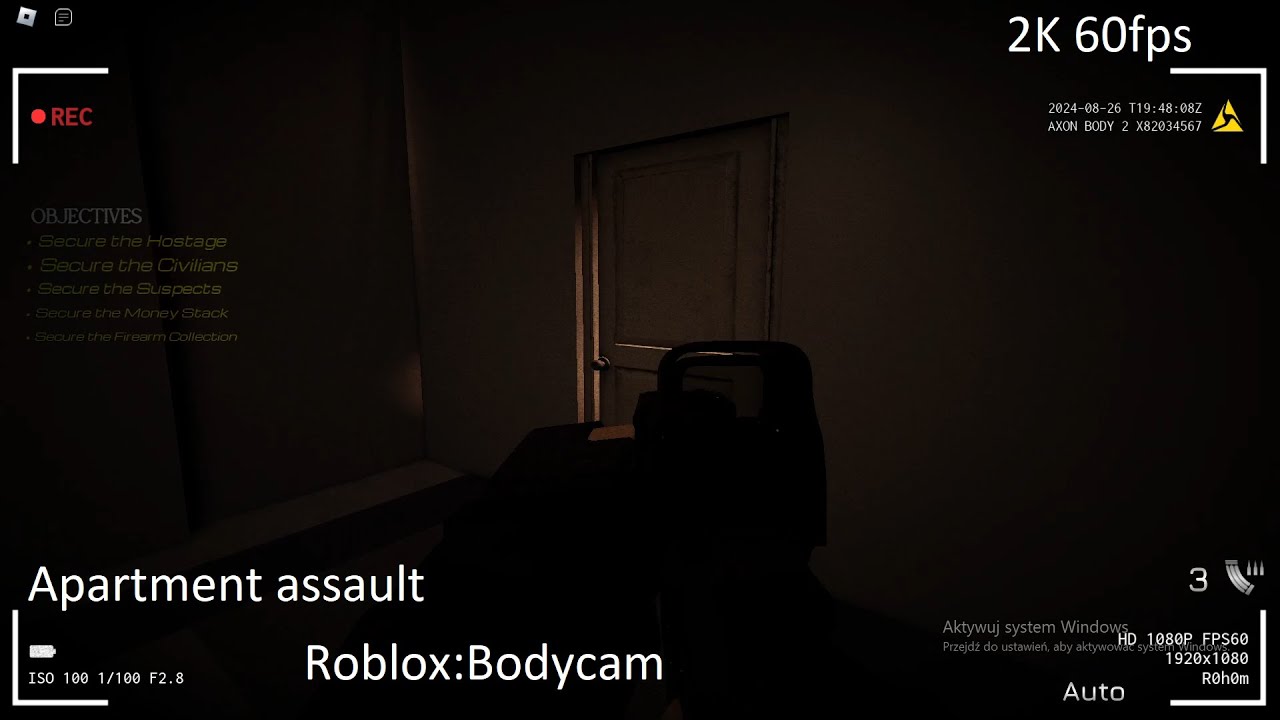 Roblox "Bodycam" game | Apartment assault | #2k #60fps #roblox - YouTube