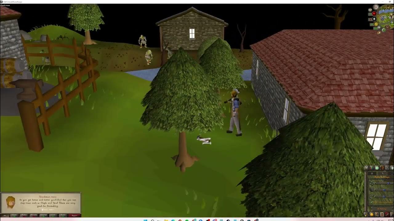 Woodcutting Tutor Location in OSRS - YouTube