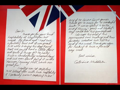 What the royals' handwriting says about them-Royal News - YouTube