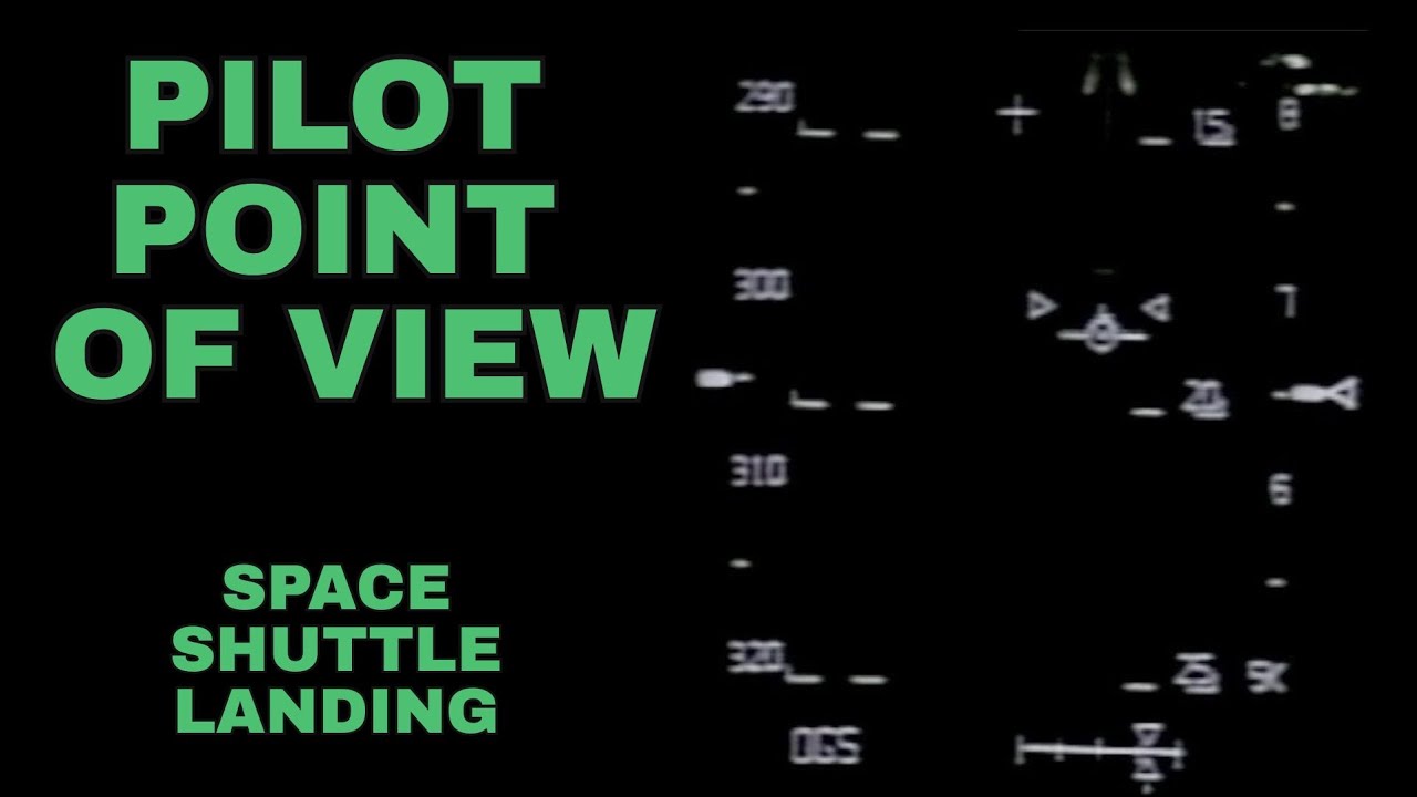 Space Shuttle STS-109 Landing - Pilot HUD View - YouTube