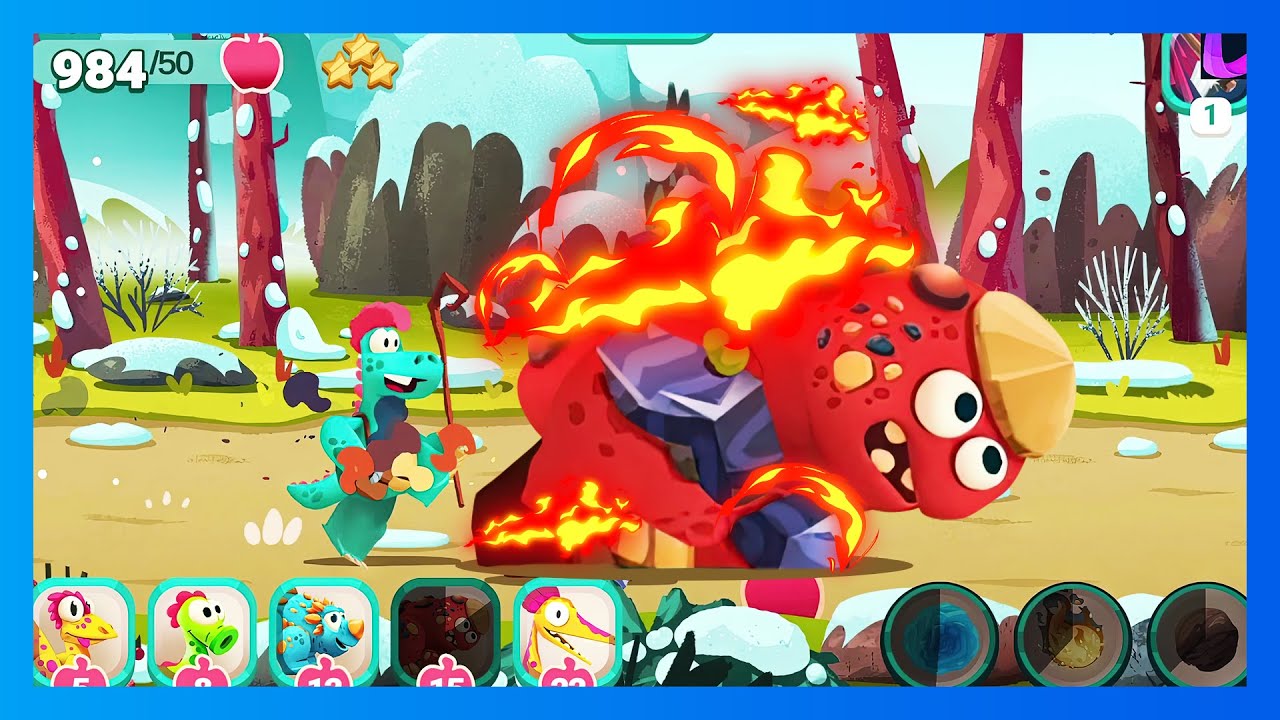 Dino Bash 2 but i Only Use SUPER RAMBO ON FIRE - YouTube