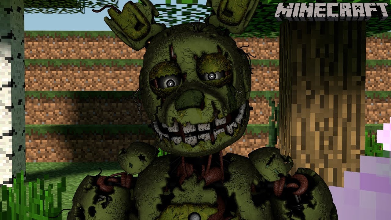 Minecraft FNAF Universe Mod Survival | Tricking Springtrap (EP 23 ...