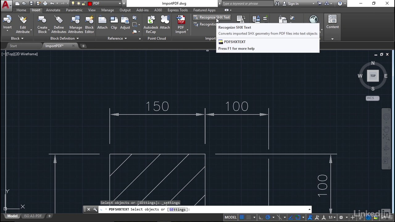 123 SHX text recognition with the PDFSHXTEXT command - YouTube