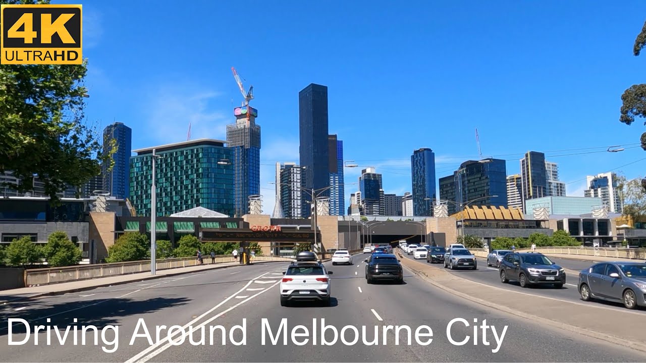 Driving Around Melbourne City | Australia | 4K UHD - YouTube