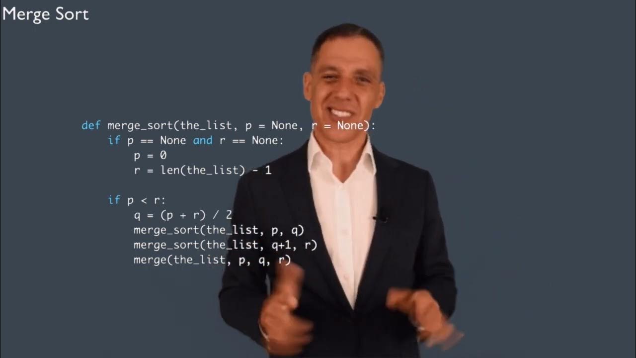 Data analysis: sorting: merge sort, run-time analysis - YouTube