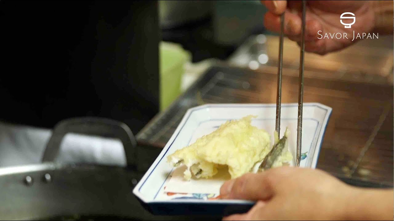 Learn from the master chef The skill -TEMPURA- - YouTube