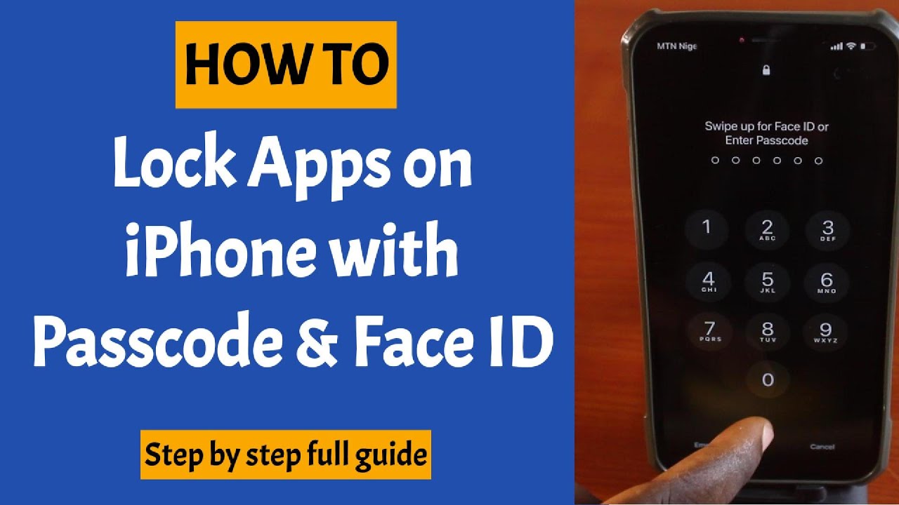 How to Lock Apps on iPhone with Passcode & Face ID - YouTube