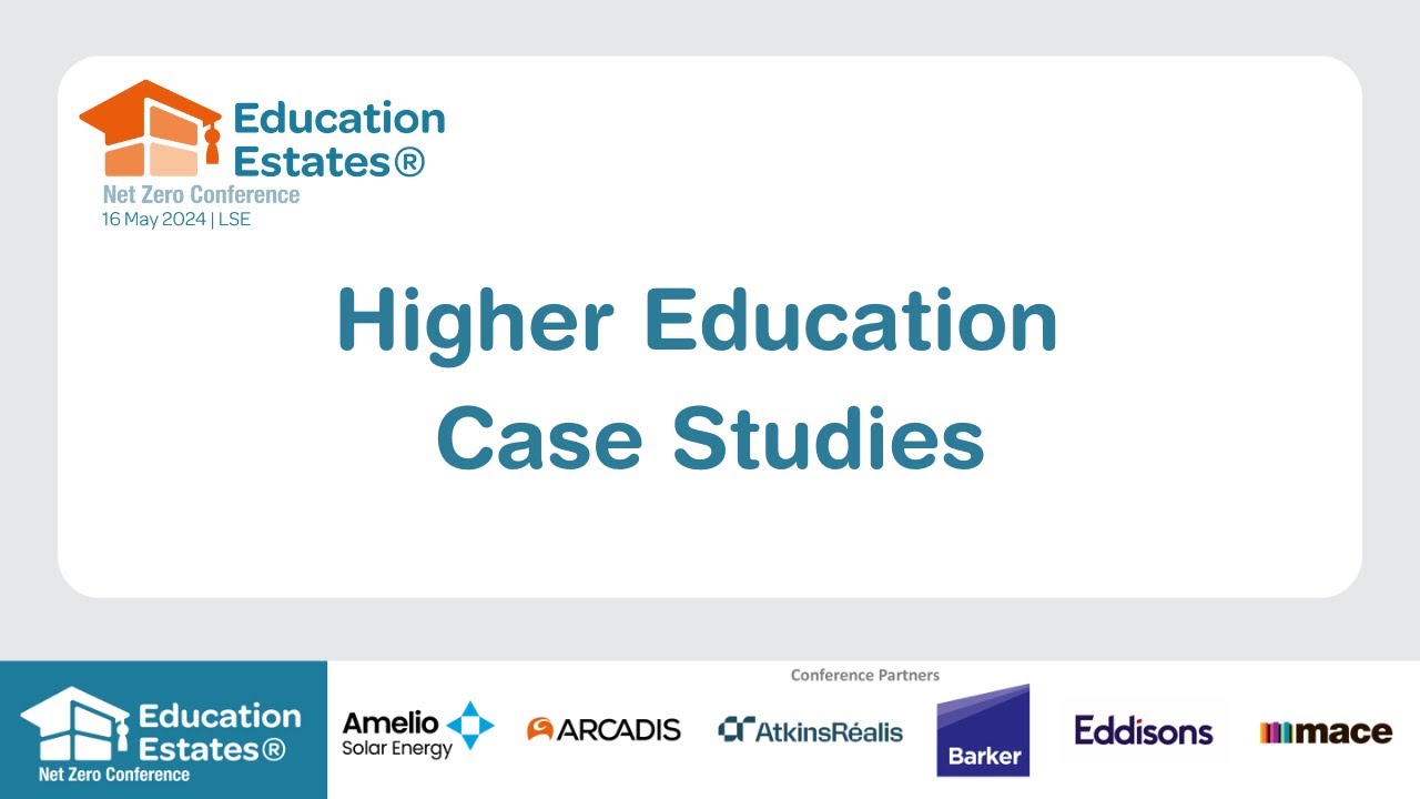 Net Zero Conference 2024 - Higher Education Case Studies - YouTube