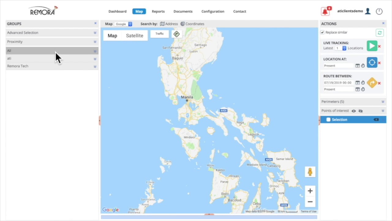REMORA GPS MODULE I: MAP - YouTube