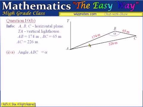 Question 10 CXC CSEC Maths January 2013 Exam Video Solution - YouTube