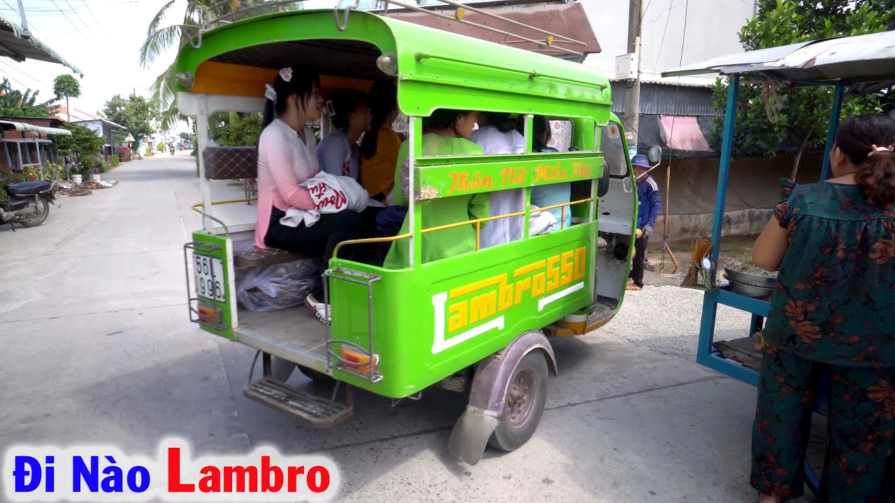Cả Nhóm Lên Xe Lambro đi Dã Ngoại Xuống Ao Bắt Ốc và Nấu Ăn Ngoài Trời ...