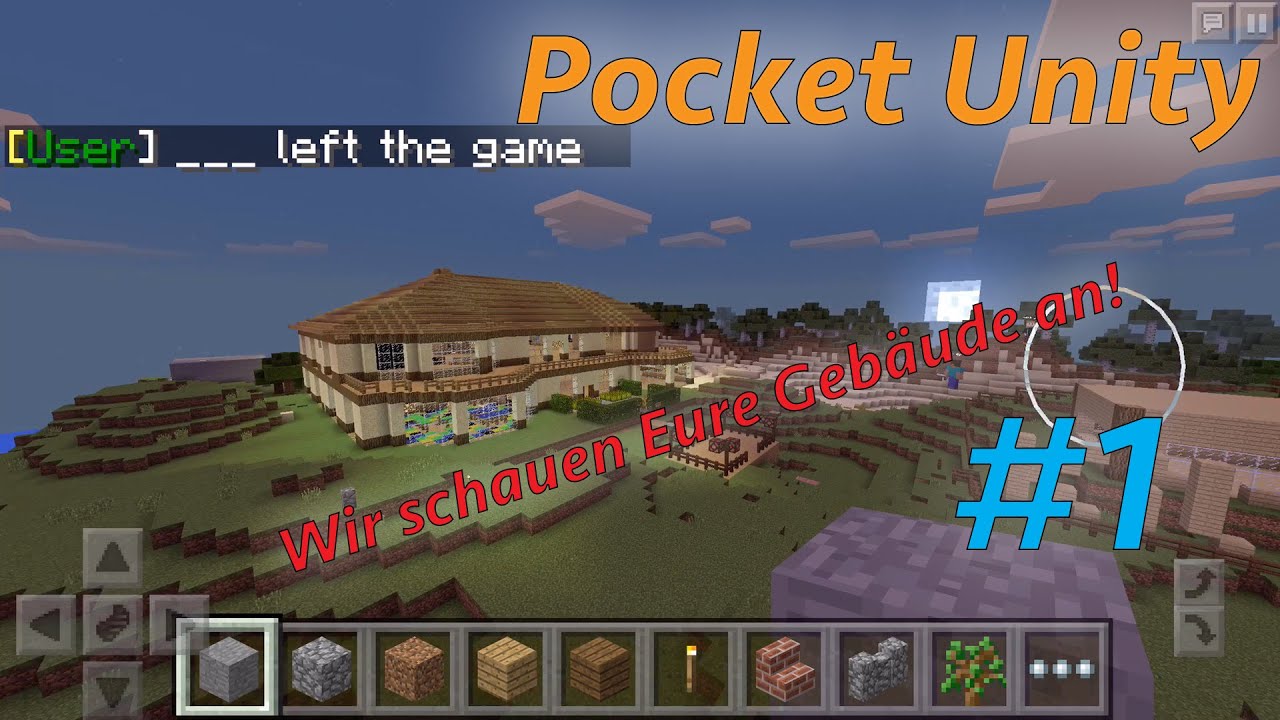 Pocket Server | Pocket Unity #1 | Wir zeigen Eure Gebäude [Deutsch ...