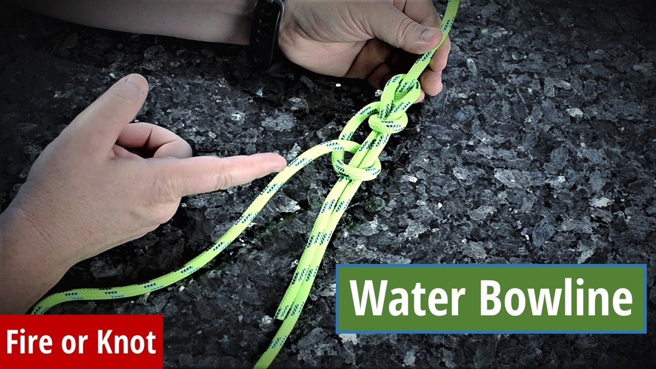 Knot Instruction - Water Bowline - YouTube