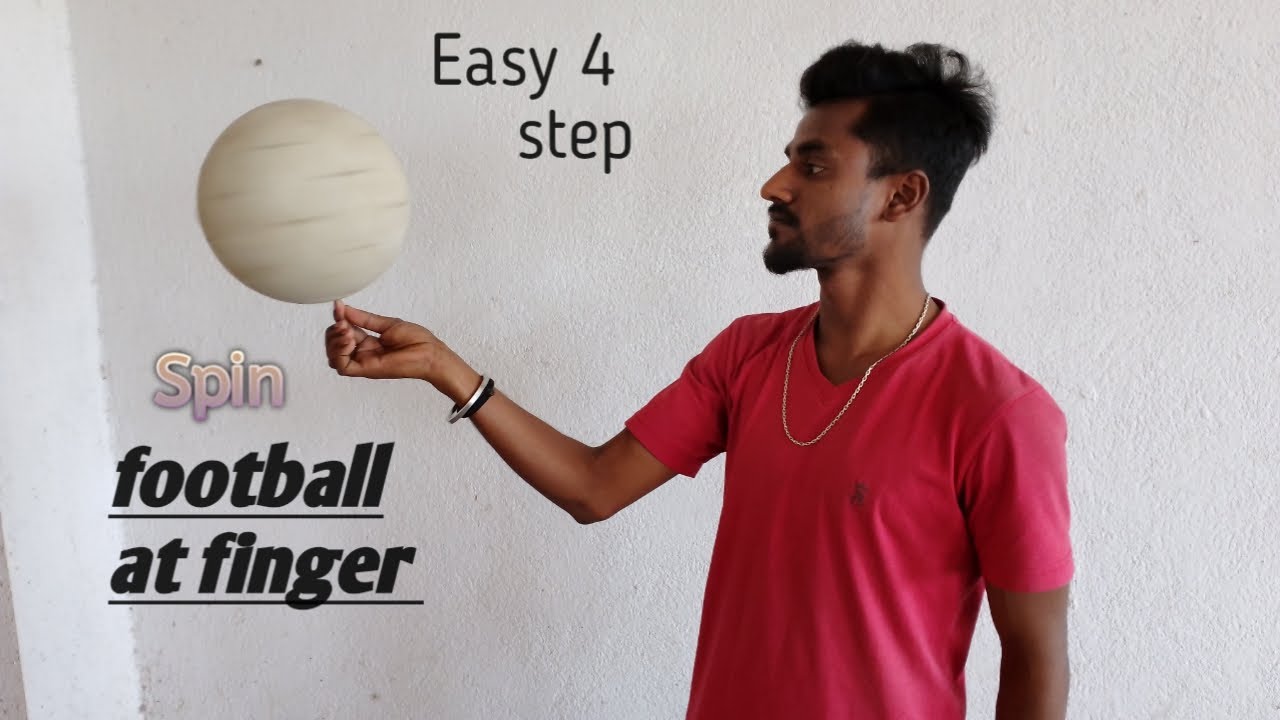 How to Spin football at finger || Football spine at your finger ...