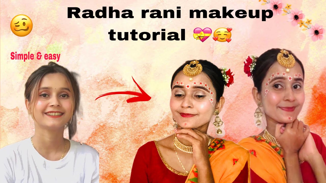 Simple Radha rani makeup tutorial 💄 || Sujata Koirala || - YouTube