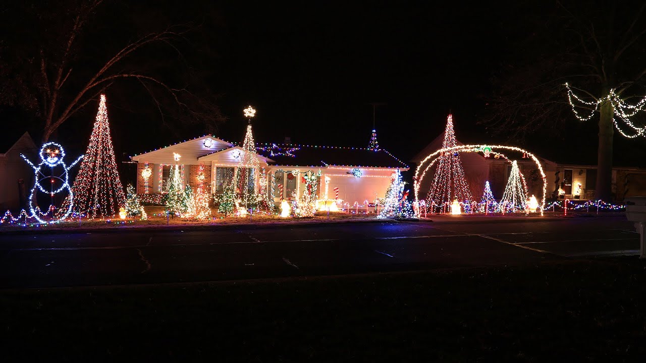 Amazing Christmas Light Display - 2014 - YouTube