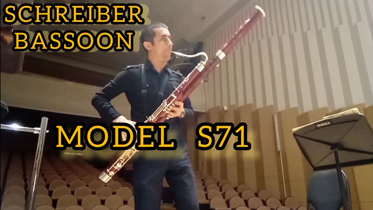 Schreiber bassoon Model S71 - YouTube