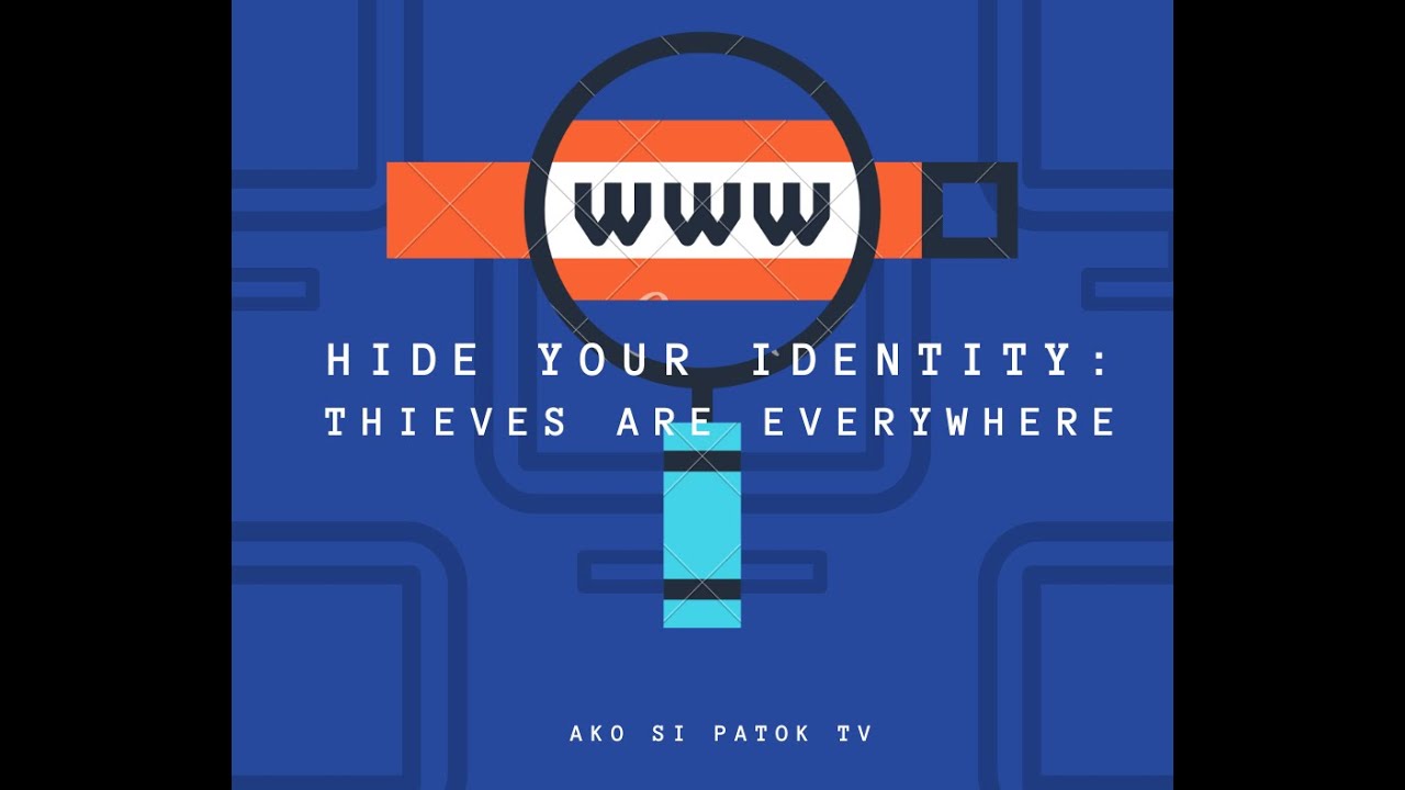Hide your identity. Thieves are everywhere - YouTube