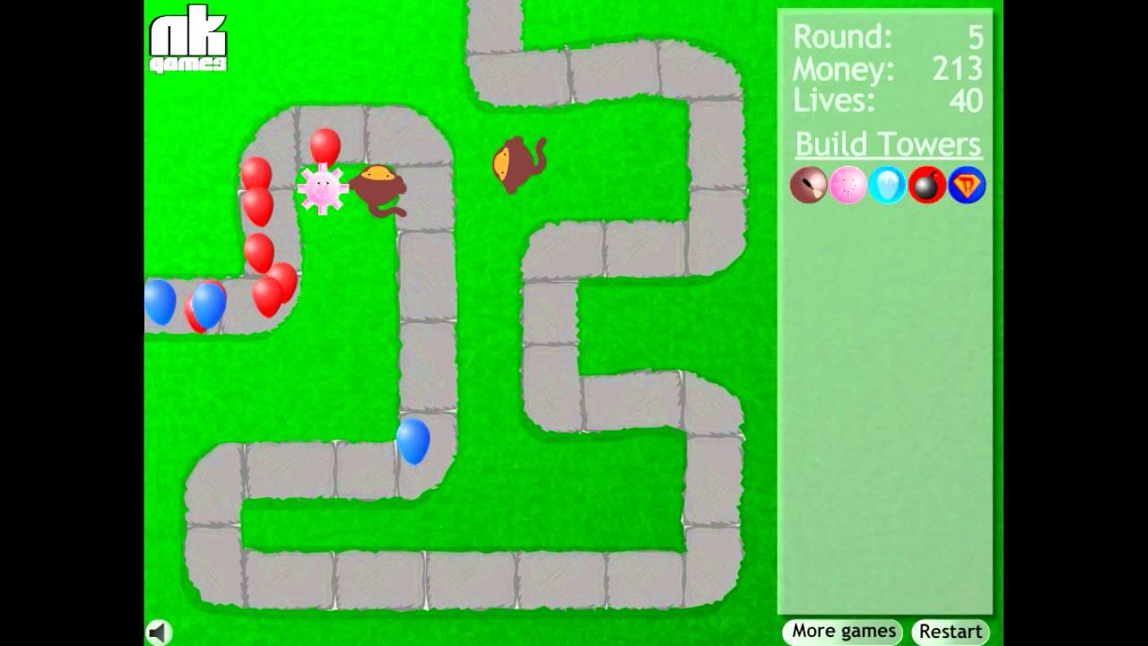 Bloons Tower Defense - BTD - Round 5 - YouTube