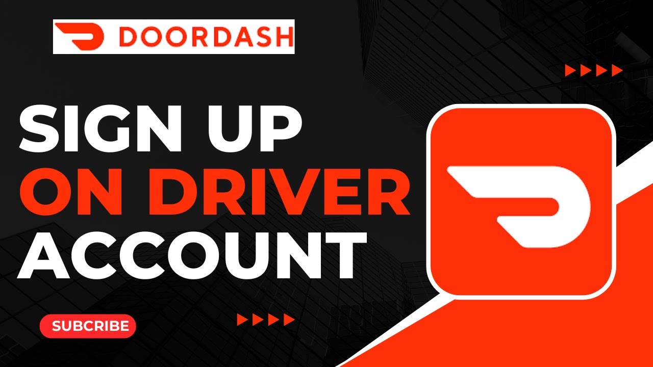 How To Sign up on Doordash Driver Account ! - YouTube