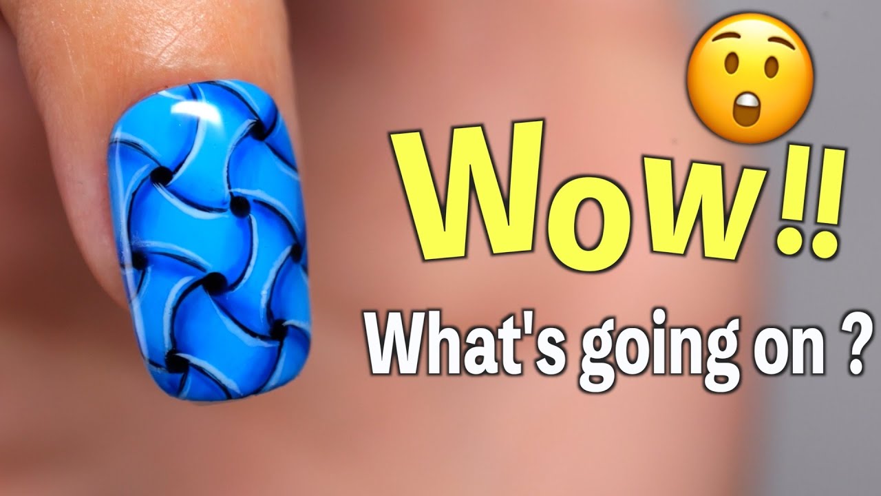 OPTICAL ILLUSION Nail Art Tutorial💅Japanese Professional Nail Artists ...