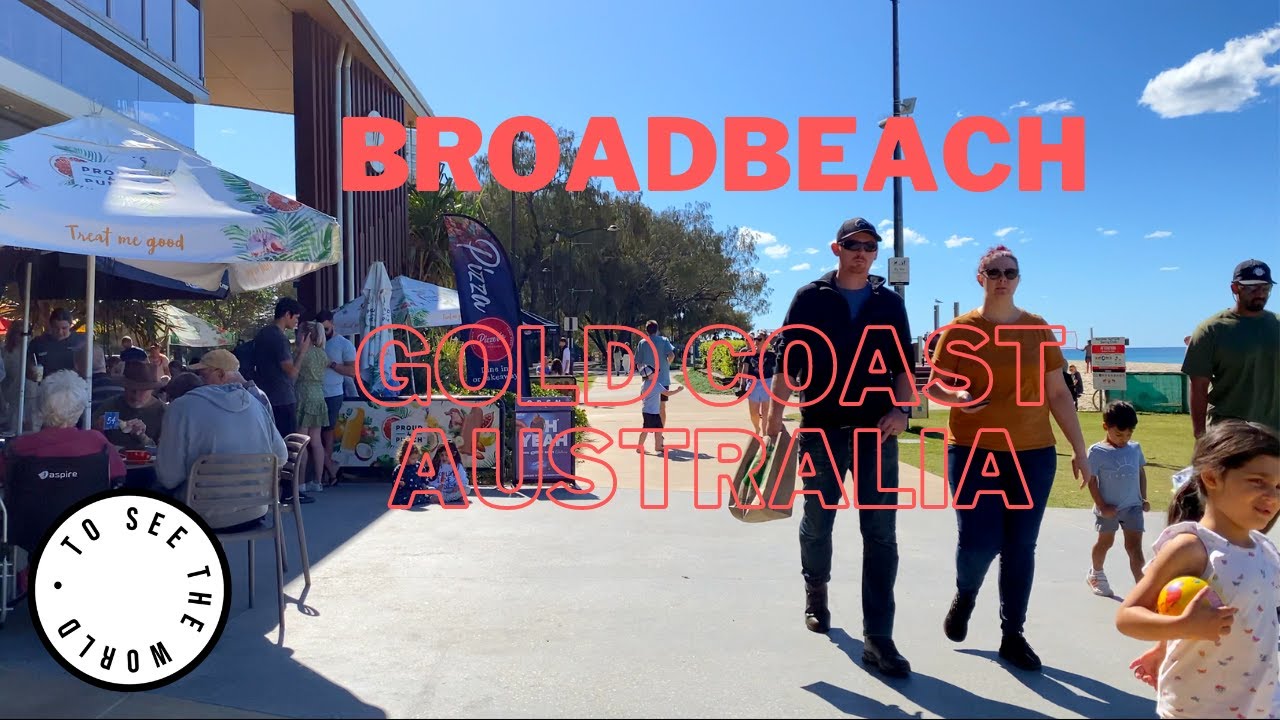 4K -🇦🇺BROADBEACH - GOLD COAST - AUSTRALIA 🇦🇺 Sunday walk along beach ...