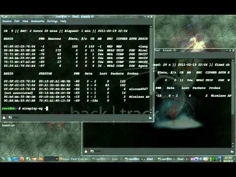 Hacking WPA2 secured AP with Backtrack 4 R2 using Intel 3945abg Wireless Adapter - YouTube