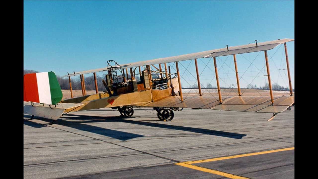 Caproni 3 (33-36) Heavy Bomber - World War I - YouTube