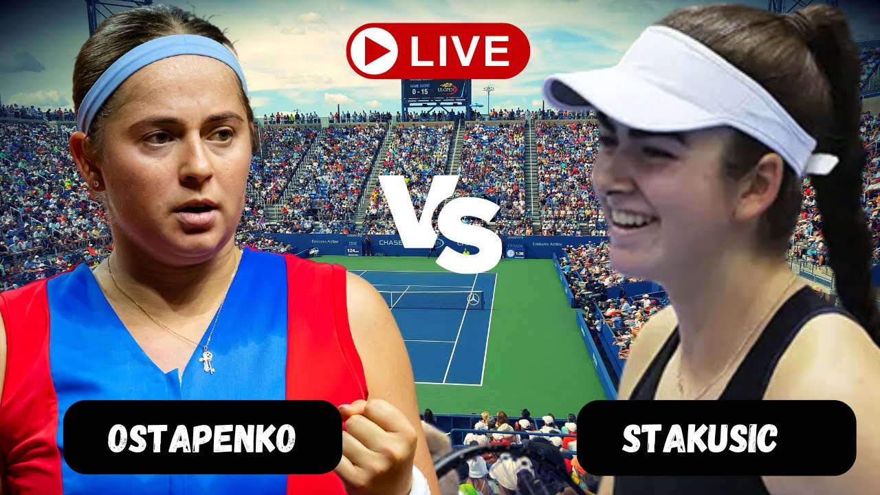 WTA LIVE JELENA OSTAPENKO VS MARINA STAKUSIC WTA GUADALAJARA 2024 ...