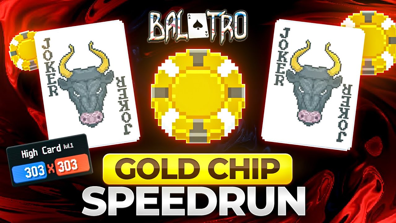 Balatro Gold Chip Speedrun (Plasma Deck) (Seeded) - YouTube