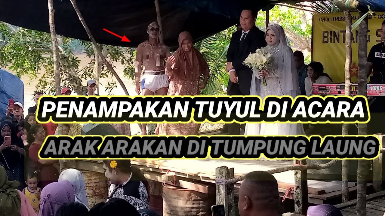 acara resepsi pernikahan di kampung tumpung laung kecamatan montallat ...