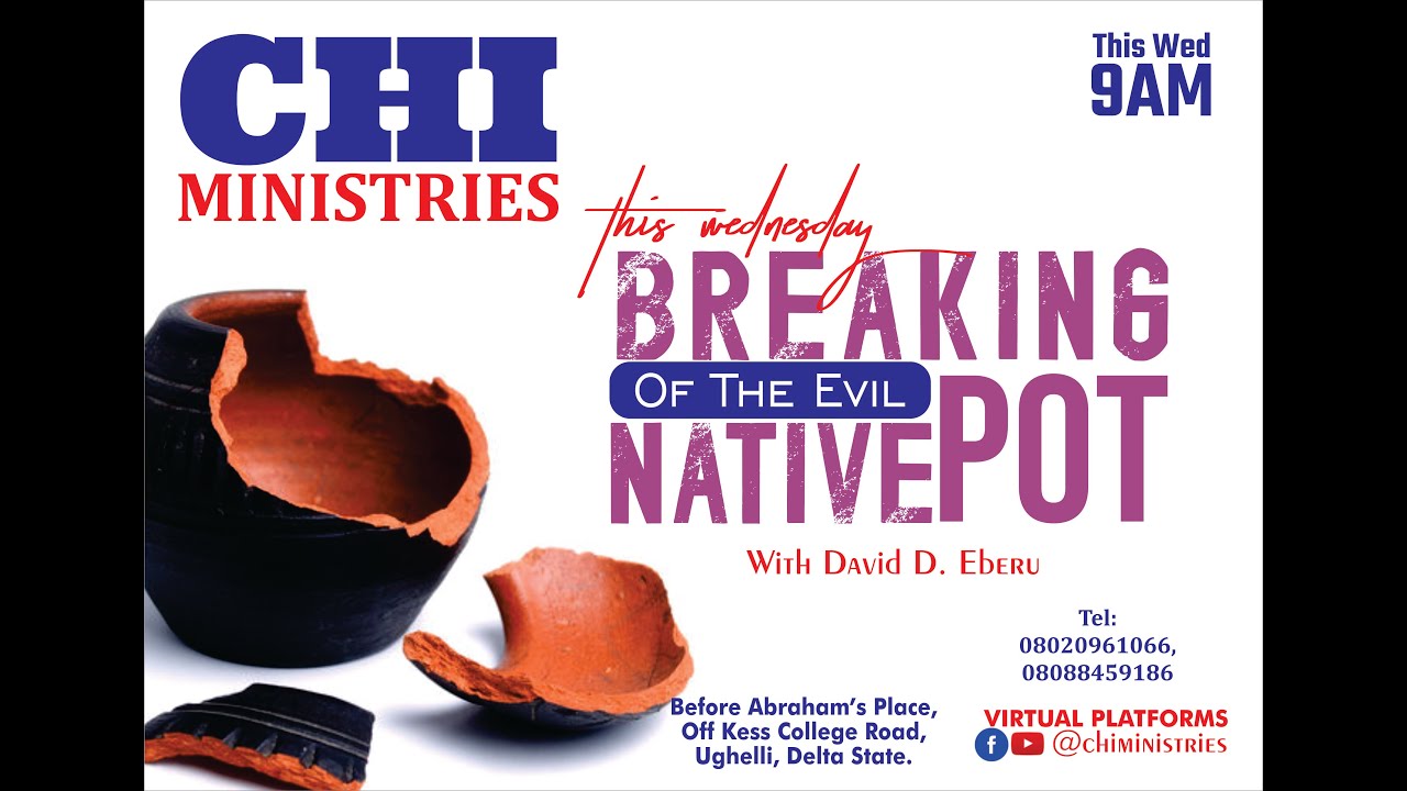 BREAKING OF THE EVIL NATIVE POT WITH PST DAVID AND ENIWO EBERU - YouTube