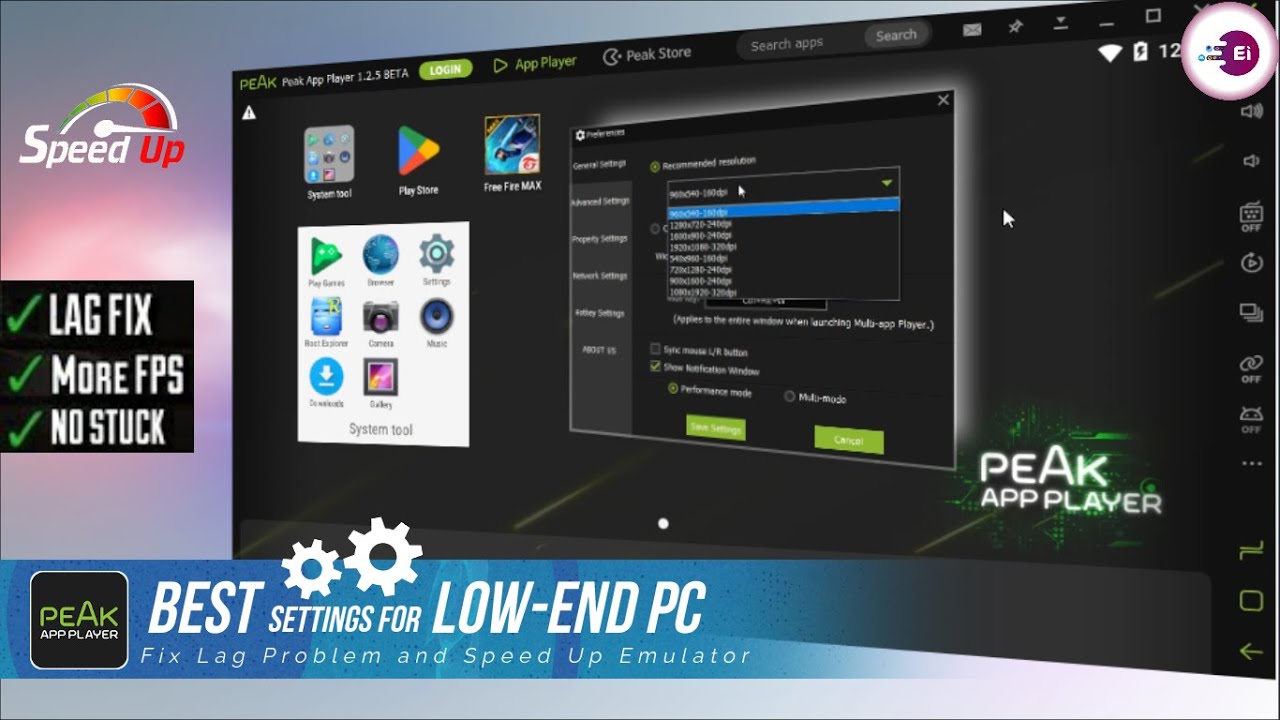 Ultra Lite Emulator Peak App Player Best Settings For Free Fire, Fix ...