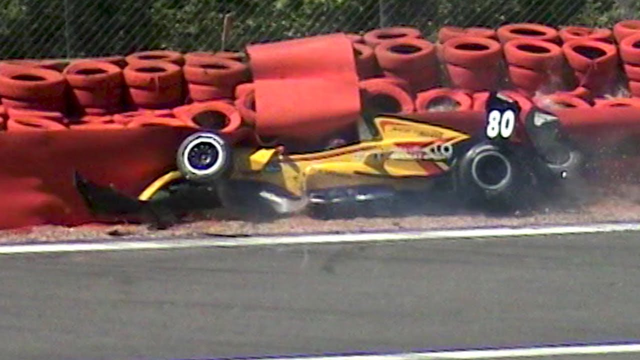 Hard Formula Renault Crash Eau Rouge/Raidillon Spa Francorchamps ...