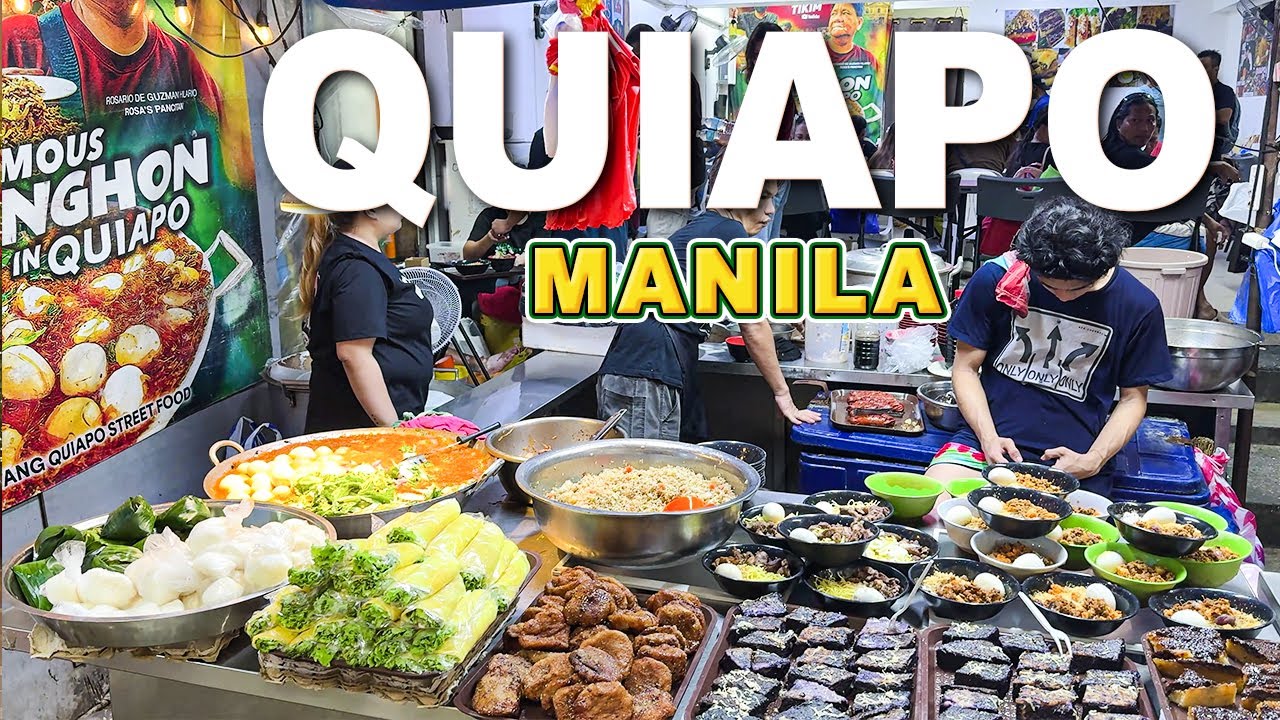 This Is Real Manila 🇵🇭 | Rain, Crowds & Hot Food in the Biggest Market ...
