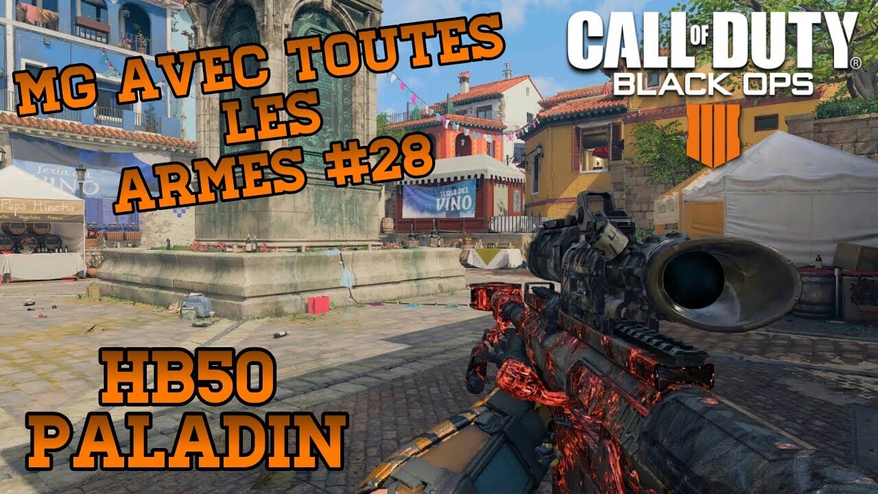 COD BO4 | MG AVEC TOUTES LES ARMES #28 | HB50 PALADIN - YouTube