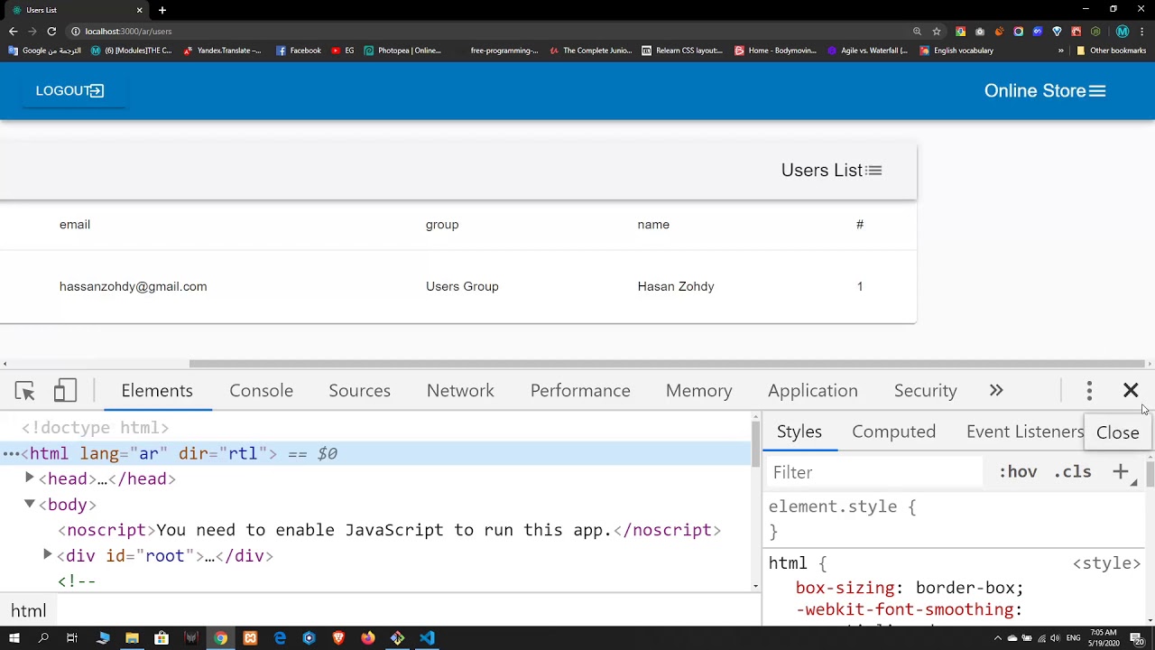 64 Fixing Changing Language to Arabic React Js | Reactor - YouTube