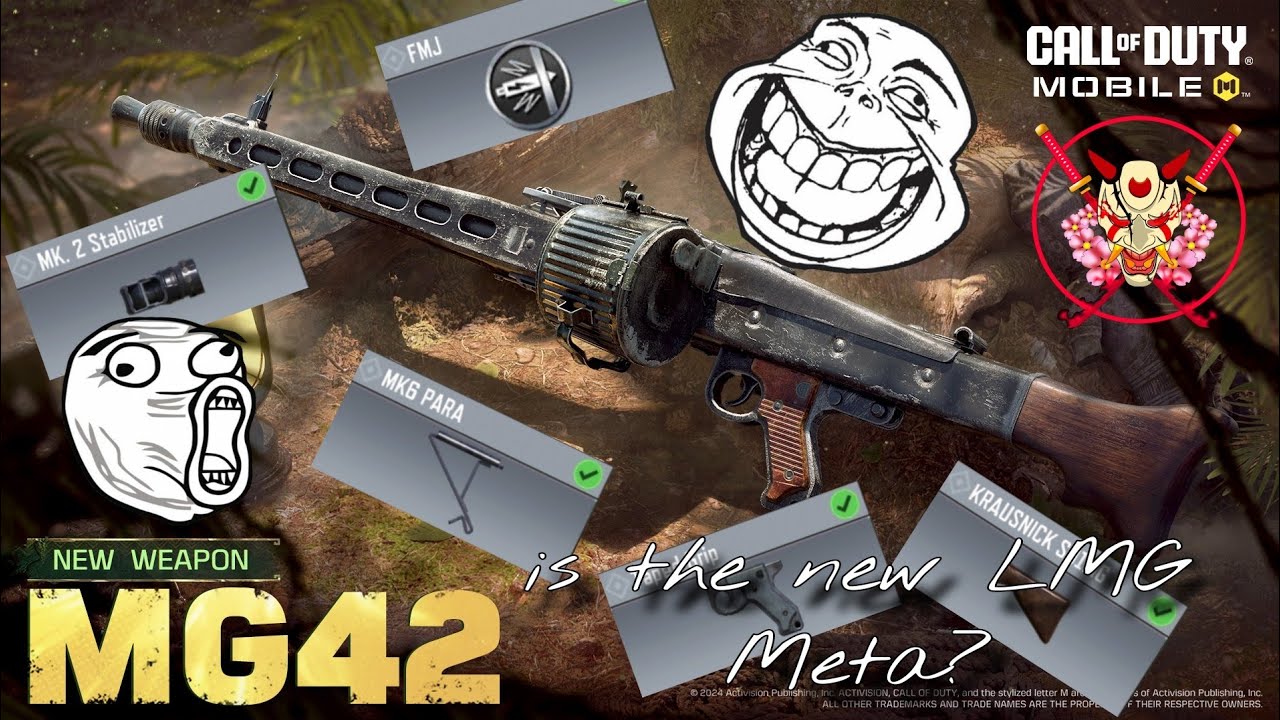MG42 is the new Meta LMG in Call of Duty Mobile? - YouTube