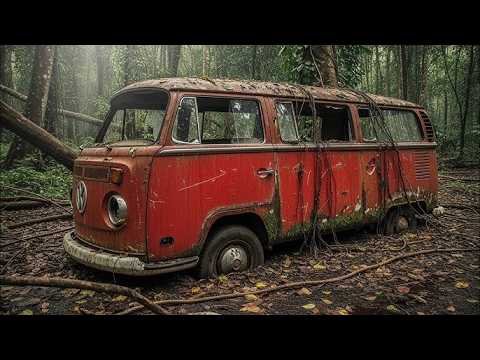 ASMR Car Restoration | I Found a Completely Destroyed 1955 VW Bus Full ...