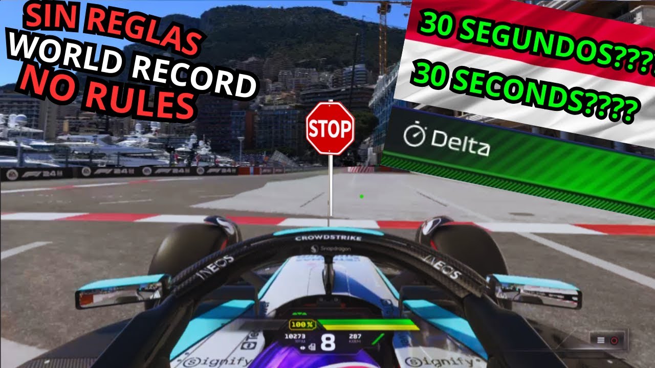 F1 24 mONACo wORLd rECORd SIN REGLAS!!! - MONACO NO RULES!! f1 2024 ...