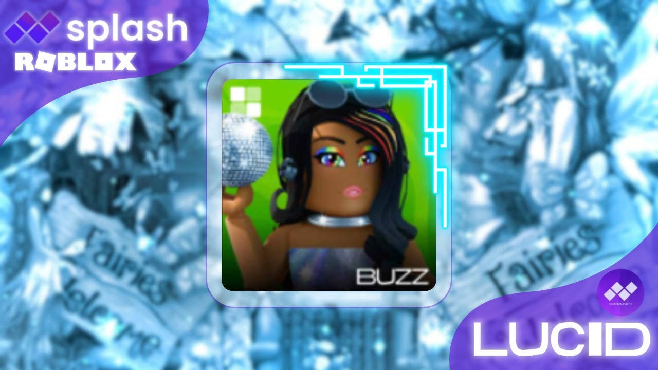 Splash Roblox ⭐ BUZZ live (Performed by LUCID) Green packs - YouTube