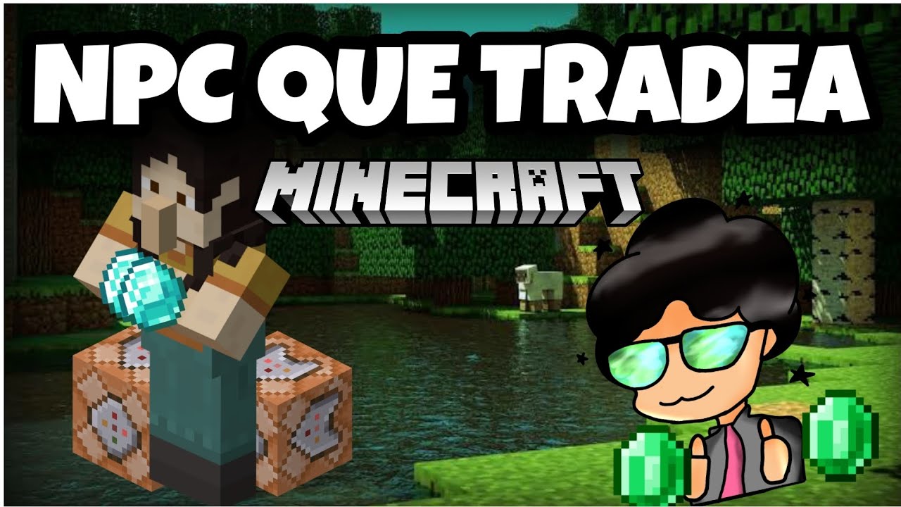 COMO HACER UN NPC QUE TRADEA en MINECRAFT BEDROCK :3 - YouTube