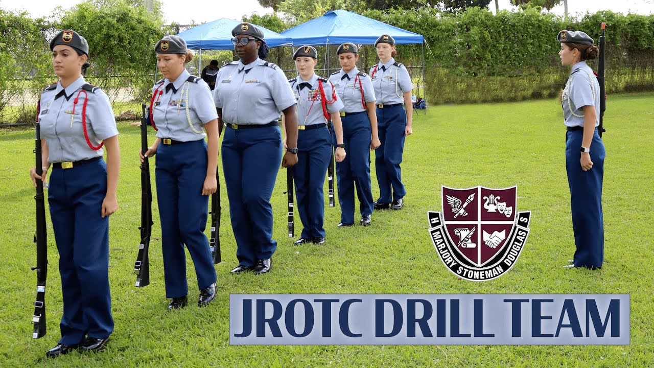 MSD JROTC Drill Team II - YouTube