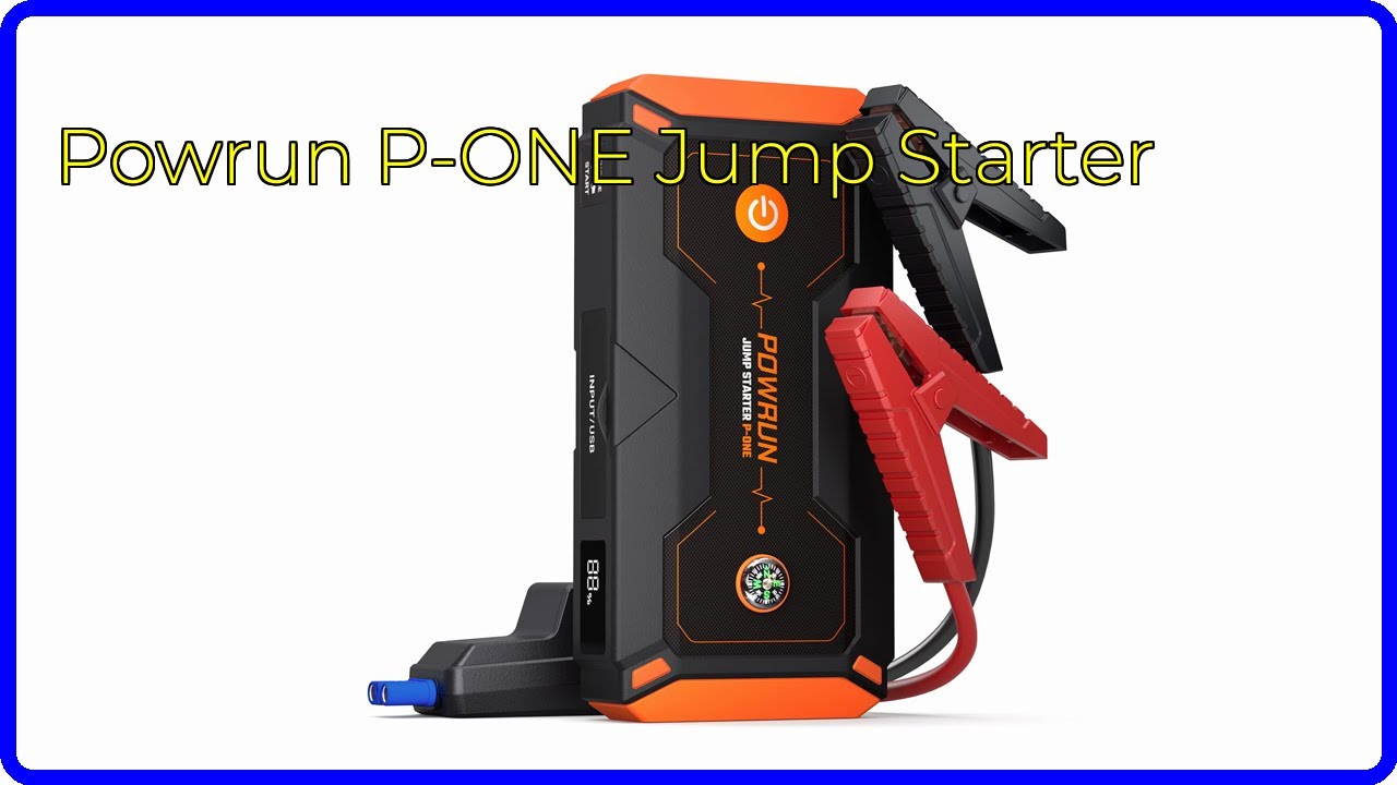 REVIEW (2025): Powrun P-ONE Jump Starter. First Look. - YouTube